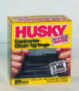 Husky 3mil. 42gal. Contractor Trash Bags – Dunn & Abee, Inc.